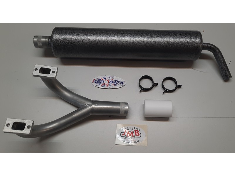 JMB - CANISTER MUFFLER SET-FI-MAMBA 70"-GP 76-REAR 2 into 1