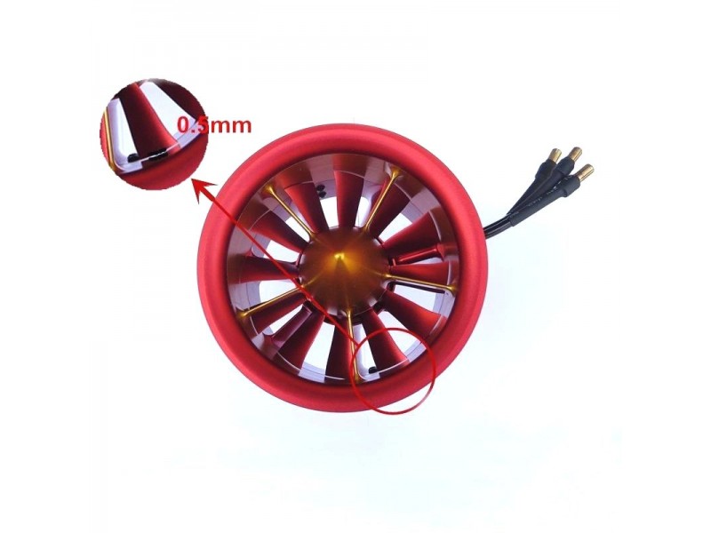 JP - EDF Ducted Fan JP Hobby 105mm + 12s Motor 875KV (CCW)