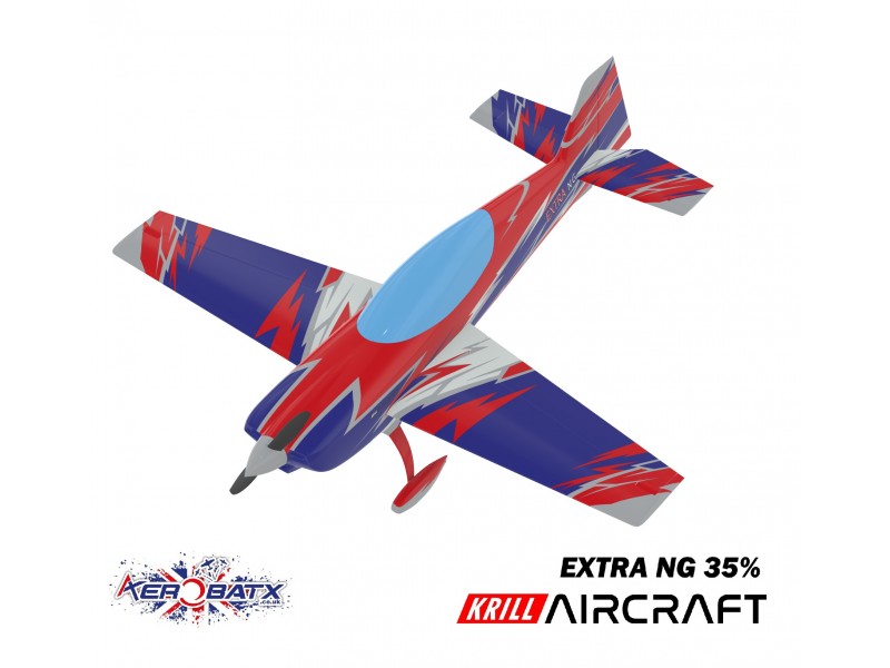 Krill - Extra NG - 35% - Flippers RED/BLUE/GREY AEROBATX