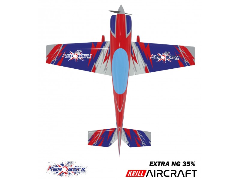 Krill - Extra NG - 35% - Flippers RED/BLUE/GREY AEROBATX