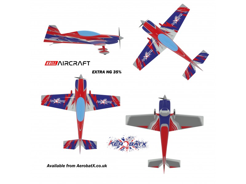 Krill - Extra NG - 35% - Flippers RED/BLUE/GREY AEROBATX