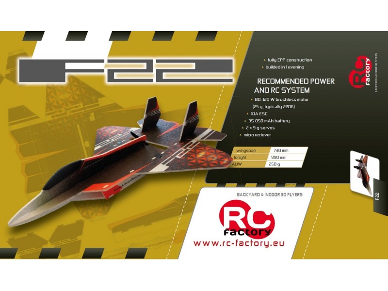 RC Factory - F-22 Raptor - F22
