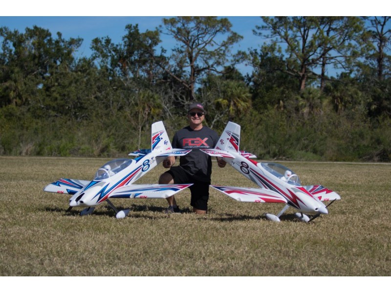 Flex - RV-8 60E G2 SUPER PNP - DAY - BLUE/WHITE Decal, Dualsky
