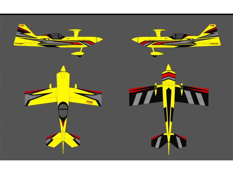 Flex - ULTIMATE 70CC G2 , Yellow - ARFSV version