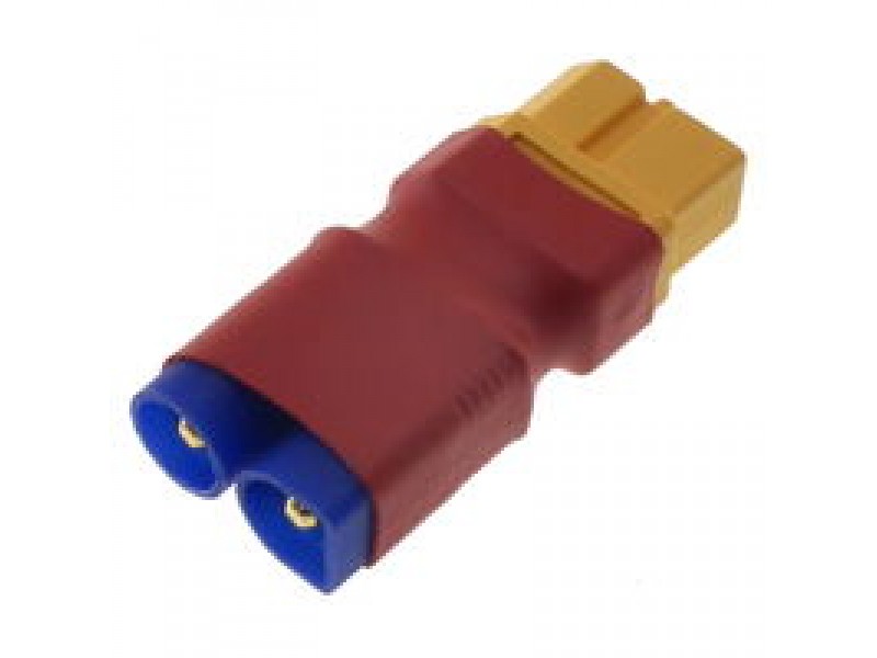 Plugs - XT60 Male To EC3 Female Battery Adapter (No Wires)