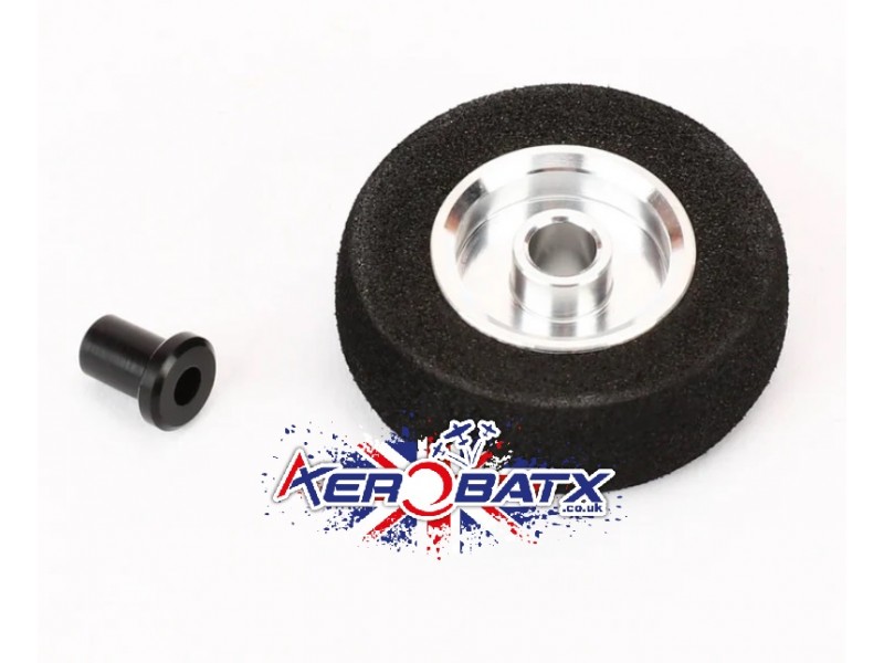 FlyWheelz - 1.00 "/ 2.5cm Hub Light Foam Wheel - Brushed Silver
