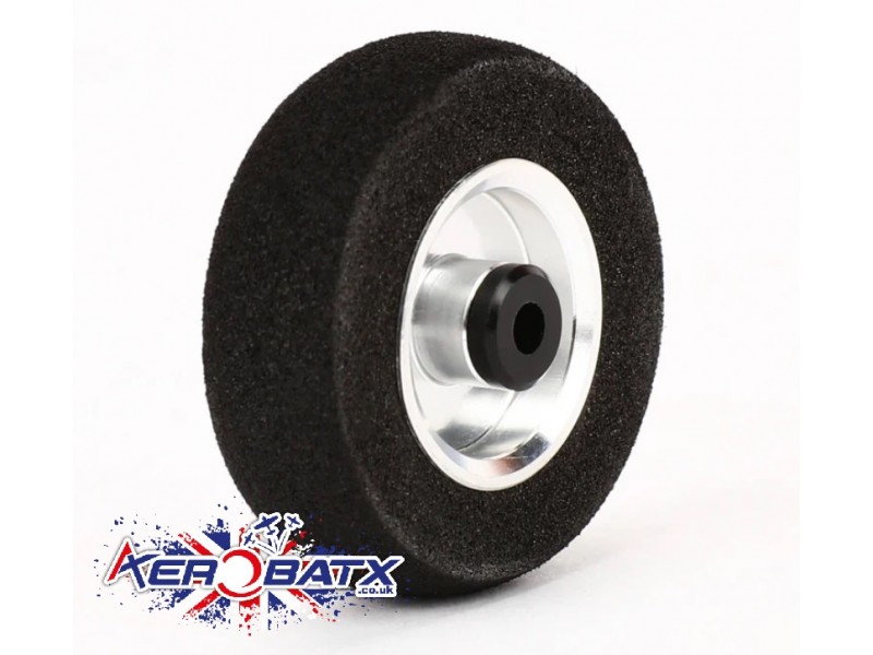 FlyWheelz - 1.00 "/ 2.5cm Hub Light Foam Wheel - Brushed Silver